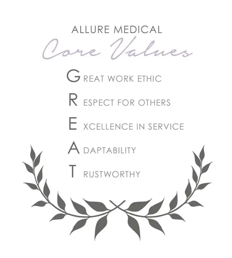 Allure Medical’s Company Values and Purpose
